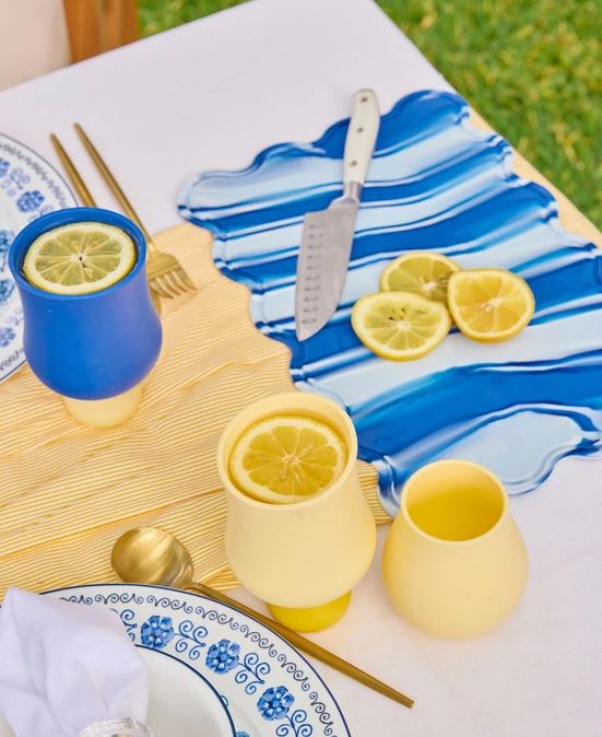 STYLD - Silicone Chopping Boards Set 2 - Azure Blue – Babes in the Bush